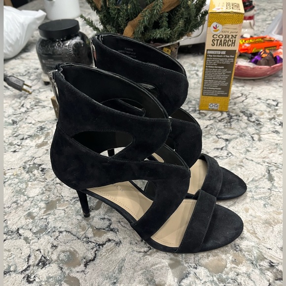 Marc Fisher | Shoes | Marc Fisher Size 6 2 Black High Heeled Sandals ...